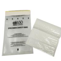 China 95kPa Specimen Bag With Zip Closure And Back Document Pocket for sale