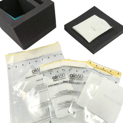 China LDPE Plastic Biohazard Specimen Bag With Logo Printing for sale