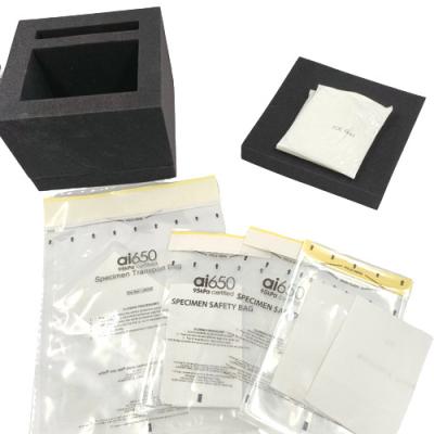China Customized Plastic Ziplock Biohazard Specimen Bags With Absorbent Paper for sale