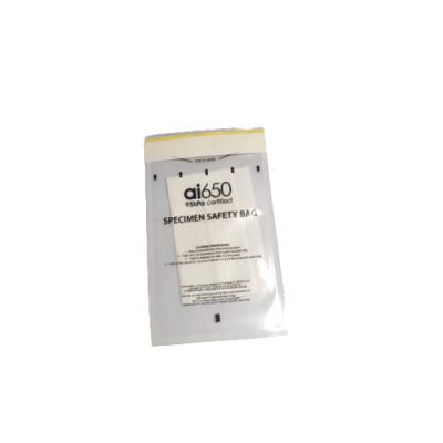 China Medical Lab PE Plastic Ziplock Biohazard Specimen Bags Gravure Printing for sale