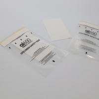 China Laboratory Sample Bags With Logo Printing Ziplock Top And Outside Pocket for sale