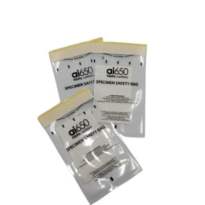 China Custom Biodegradable 95KPA Specimen Bags With Ziplock for sale