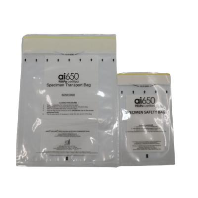 China 95kPa Medical Transfer Bag With Pressure Sensitive Adhesive Closure Leakproof for sale