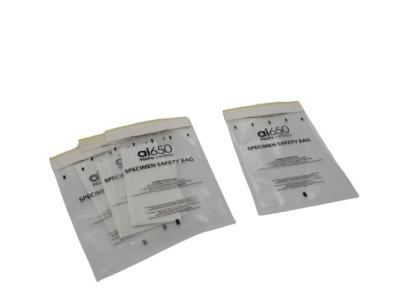 China 95kPa Medical Specimen Transport Bag With Pressure Sensitive Adhesive Closure for sale