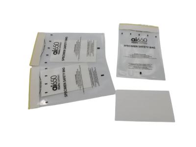 China Polyethylene 95kPa Medical Specimen Transport Carrier Bag Individual Pouch for sale