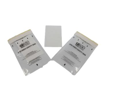 China 95kPa Medical Leakproof Specimen Transport Bag 168mm X 283mm for sale
