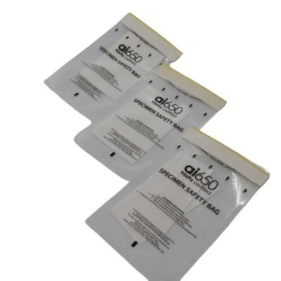 China 95kPa Pressure Sensitive Adhesive Specimen Bag With 2 Years Shelf Life for sale