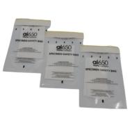 China Medical Biohazard Transport Bag 168mm X 283mm for sale