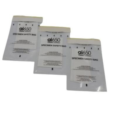 China Medical Biohazard Transport Bag 168mm X 283mm for sale