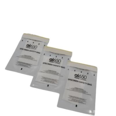 China 95kPa Clear/White Individual Pouch Gamma Radiation Sterilized Specimen Bag for sale