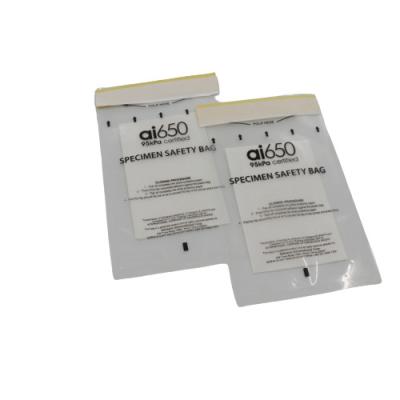 China Packaging Carton With High Tear Resistance 95kPa Biohazard Bag Heat Sealing Available for sale