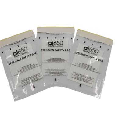 China Secure Containment With 95kPa Biohazard Bag Leakproof And Tear Resistant for sale