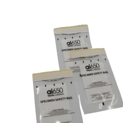 China Pressure Resistant 95kPa Biohazard Bag Leak Preventing Design for sale