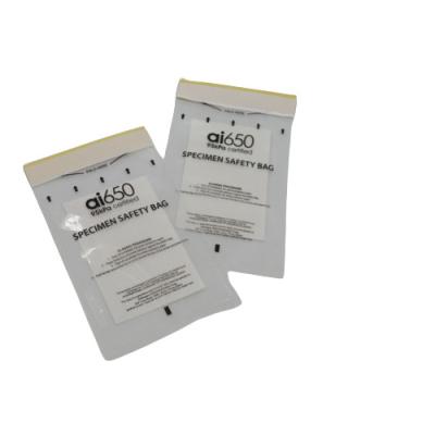China Pressure Resistant 95kPa Biohazard Bag With Biohazard Symbol Printing for sale