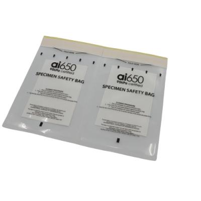 China Leakproof 95kPa Biohazard Bag Heat Sealing In Various Sizes Specification for sale