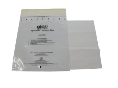 China Gamma Radiation Sterilized 95kPa Specimen Carrier Bag Temperature Range -20°C To 50°C for sale