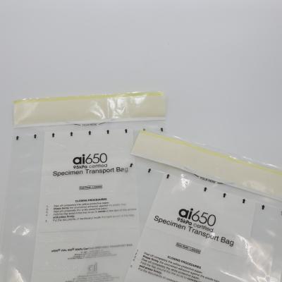 China 7 Slotted Absorbent Pocket Covers 95kPa Bags For UN 2814 UN 2900 UN 3373 for sale
