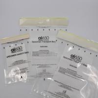 China 7 Slot Absorbent Bag Cover UN 2814 95kPa Sample Bag White Appearance 550ml for sale