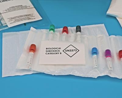 China AI650 95kPa Specimen Bags Liquid Tight Lab for Detection specimen Transport Packing for sale