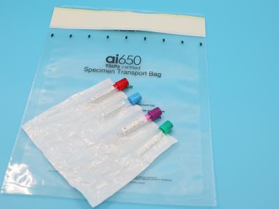 China White Plastic 95kPa Bags Latex Free Tourniquet Serum Tubes Blood Collection for sale