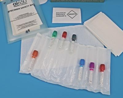 China 95kPa White 7 Storage Holes Specimen Bags Individually Packaged 9 x 12 inches for sale
