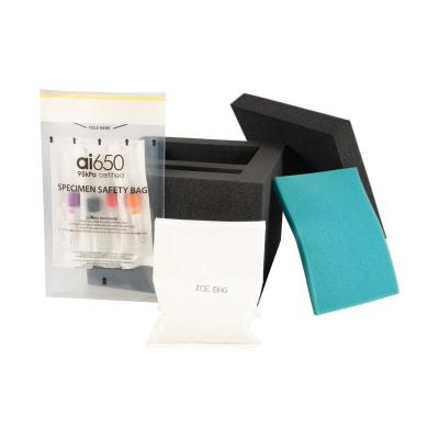 China Zipper Top 95kPa Biohazard Bag For Hospital Disposable And Easy To Seal for sale