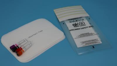 China AI650 Hot Selling Ziplock Lab Zipper Bio Hazard Biohazard Specimen Transport Poly Specimen Bag for sale