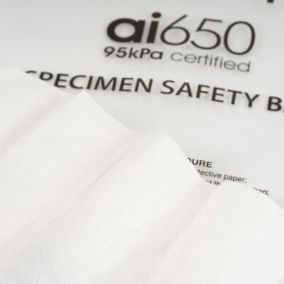 China High-Pressure Biohazard Transport Bags  95kpa Certified Plastic Polymer And Glue Strips Design for sale