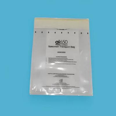 China Storage And Transportation Of Sensitive Items Specimen Biohazard Bags With Extra Pocket 6