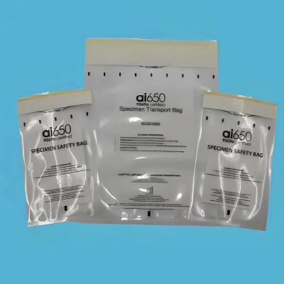 China Genuine 95 KPa Transport Bag For Medical Specimens 170mm*330mm for sale