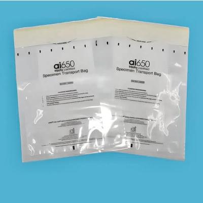 China Qualified 95 KPa Transport Bag Absorbent Pocket Sleeve For UN 3373 And UN 2814 Substances for sale
