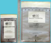 China Sampling Tube Specimen Bag Biological Sample Blood Transport Bag Delivery Safety Bag Pathological Collection Ziplock Package for sale