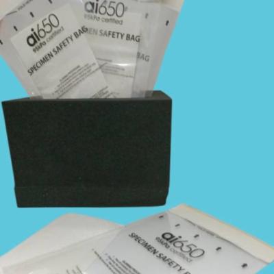 China Waterproof Disposable Laboratory Hospital Transport Sample Customize Antibiosis Medical 3 / 4 Layers 95kpa Specimen Biohazard Bag With Document Pouch for sale