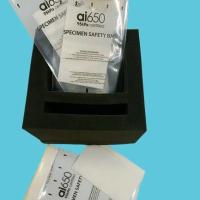 China AI 650 95kpa Custom Zip Lock Biodegradable Medical Transport Biohazard Specimen Bag for sale