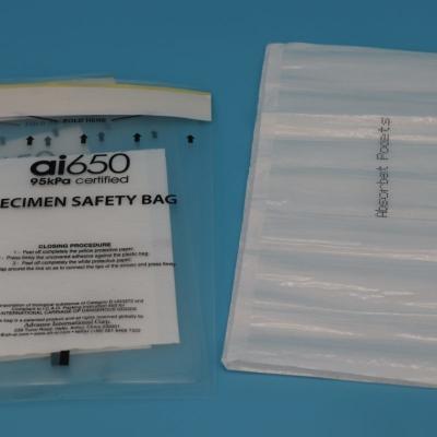 China Wholesale Small 95kpa IATA Specimen Transport Bag Large Size for sale