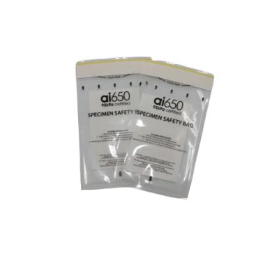 China Customized Medicine Hospital Pharmacy Specific Plastic Self Sealing Medical Sample Medical Biological Inspection Specimen Bags for sale