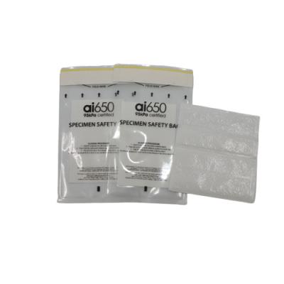 China Biohazard Bags Specimen Transport Bag With Super Absorbent Pads , Medical Grade 3 Walls With Documents Pocket for sale