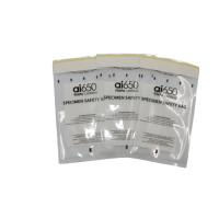 China 95 Kpa Medical Clear Biohazard Bags Lab 95kpa Specimen Transport Bag Self Closure Collect Pouch For Hospital for sale