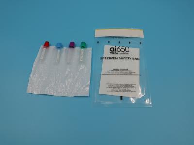 China Custom Yellow 6X9inch Ziplock Laboratory Plastic Specimen Transport Biohazard Bags Medical for sale