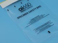 China High Quality LDPE Biohazard Zip-Lock Medical Specimen Bag For Sample Use for sale