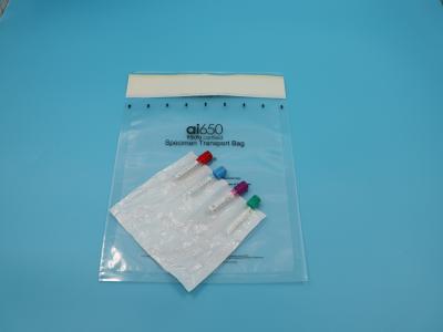 China Medical Grade AI-650 Specimen Bag Integrated 7-Compartment Absorbent Liner For Leak-Proof Transportation for sale
