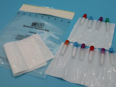 China UN3373 Compliant AI 650 Specimen Transport Bags Ensuring Safe Delivery for sale