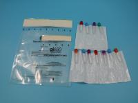 China Medical Grade Biohazard Specimen Transport Bags For Diagnostic Samples Red Line Leakproof for sale