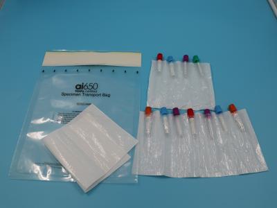 China Prevalidated UN3373 Sample Transport Bags AI 650 Diagnostic Specimen Packaging for sale