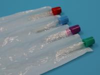 China 4-Bay Absorbent Pocket Sleeve for Specimen Transport | OSHA & IATA Compliant for sale