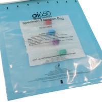 China AI 650 Medical Specimen Bag with Preprinted Barcode 6x9 Inch for sale