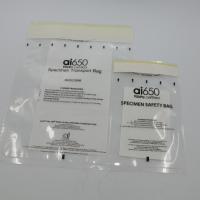 China Certified 95 KPa Specimen Transport Bag Biohazard Leakproof With Absorbent for sale