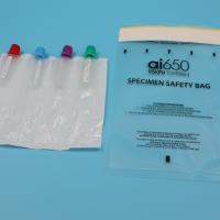 China Absorbent Pouch Medical Specimen Bag UN3373 Compliant Transparent Sample Transport With Specimen Shipping Box for sale