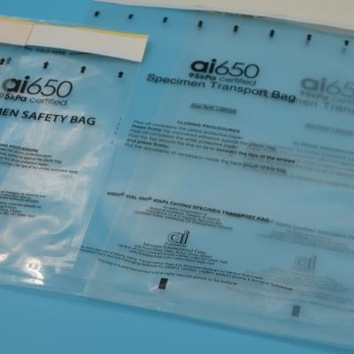 China Leak Proof Biological Samples Transport Containers 95kPa Biohazard Specimen And Blood Bags for sale