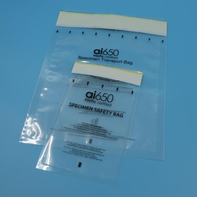 China Reliable 95kPa Specimen Bag For Laboratory Sample Transportation for sale